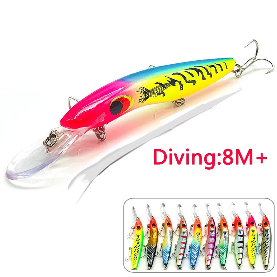 Bionic Bait Big Minnow Fishing Fake Simulation Lure Tackle Plastic ...