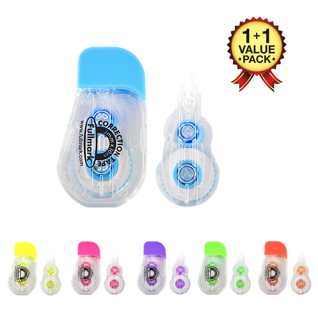 Fullmark Correction Tape with Refill - 1 + 1 Pack (Model G) | Shopee ...