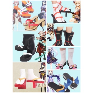 Genshin impact cosplay shoe inazuma ayato raiden yae yoimiya kazuha ...