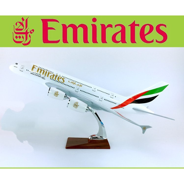 Emirates Airbus A380-800 45cm aircraft model Die Cast Collection (Pre ...