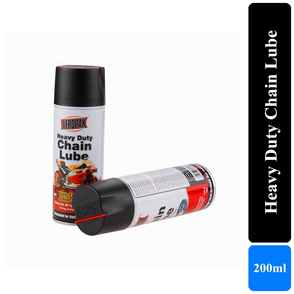 AEROPAK Heavy Duty Chain Lube Spray APK-8404 (200ml) | Shopee Malaysia