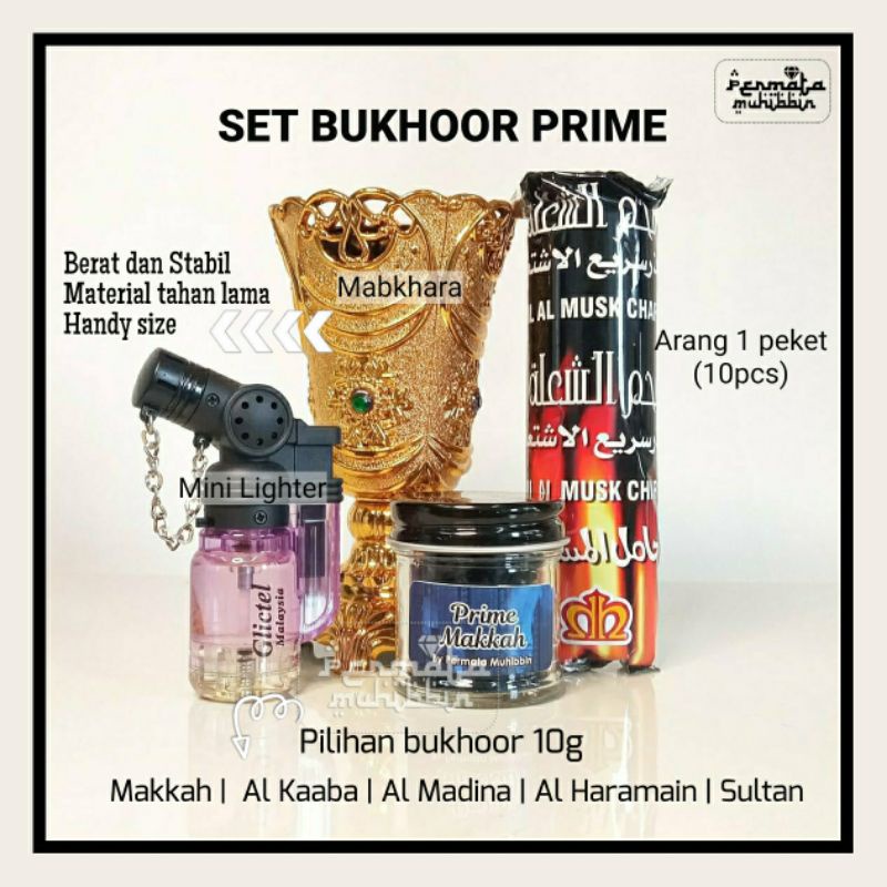 Bukhoor set Prime Fragrancess 10g original bukhor makkah al kaaba al ...