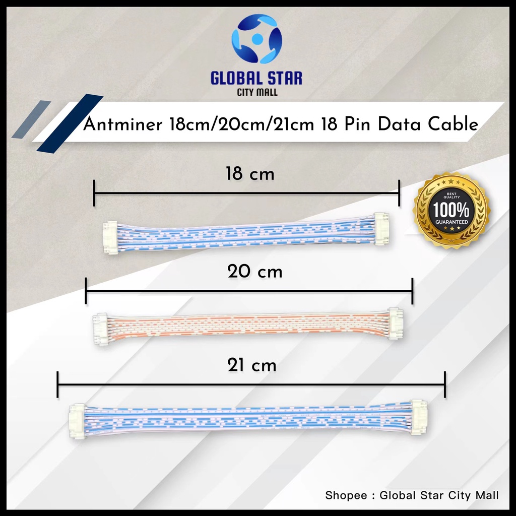 Antminer 18 pin Data Cable Bitmain Connector Ribbon Signal [NEW ... Antminer 18 pin Data Cable Bitmain Connector Ribbon Signal [NEW ...