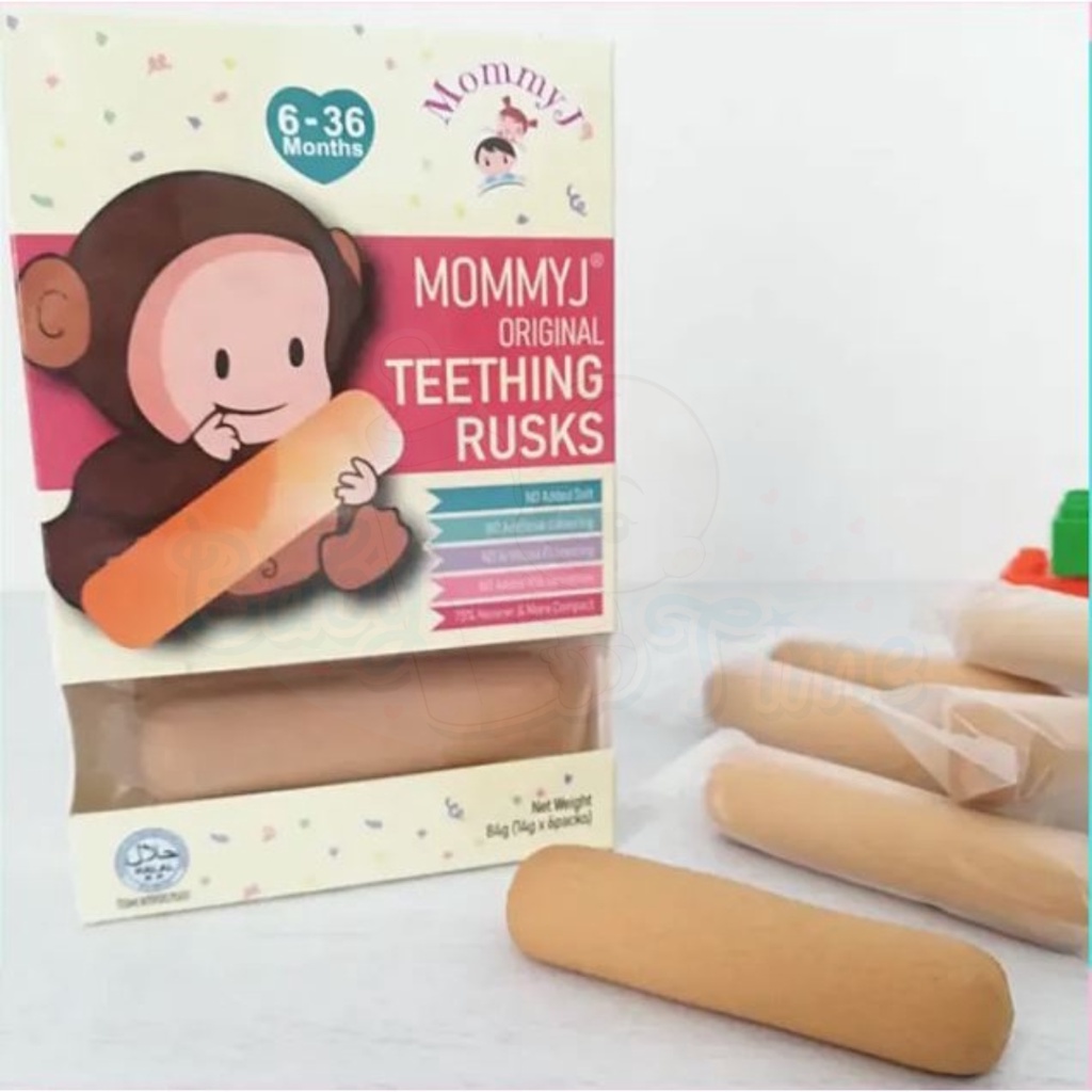 MommyJ Teething Rusk 6m+ | Shopee Malaysia