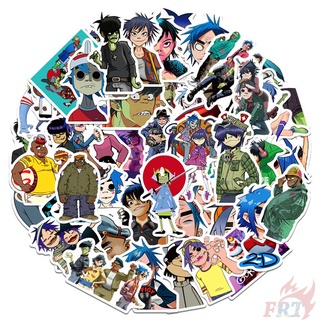 50Pcs/Set Gorillaz Series 01 Stickers 2-D Murdoc Niccals Noodle Russel ...