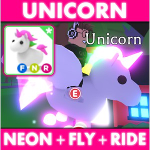 Adopt Me Legendary Neon Fly Ride Unicorn NFR | Shopee Malaysia