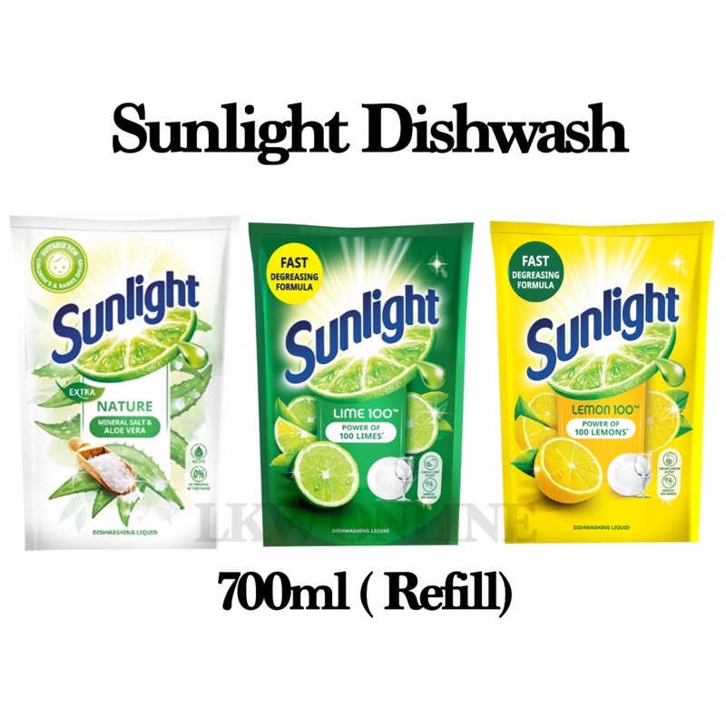 Sunlight Dishwash Liqiud Refill 700ml | Shopee Malaysia