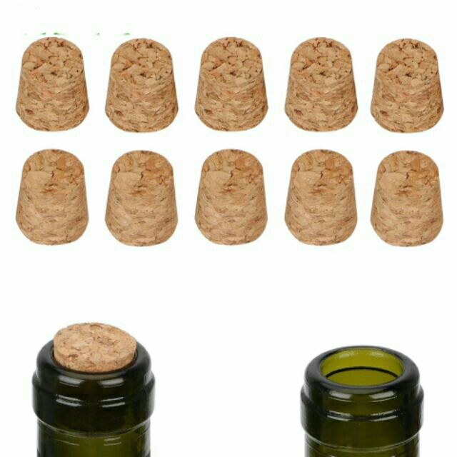 Gabus Penutup Botol / Penyumbat botol kaca / Cork Cover 10pcs | Shopee ...
