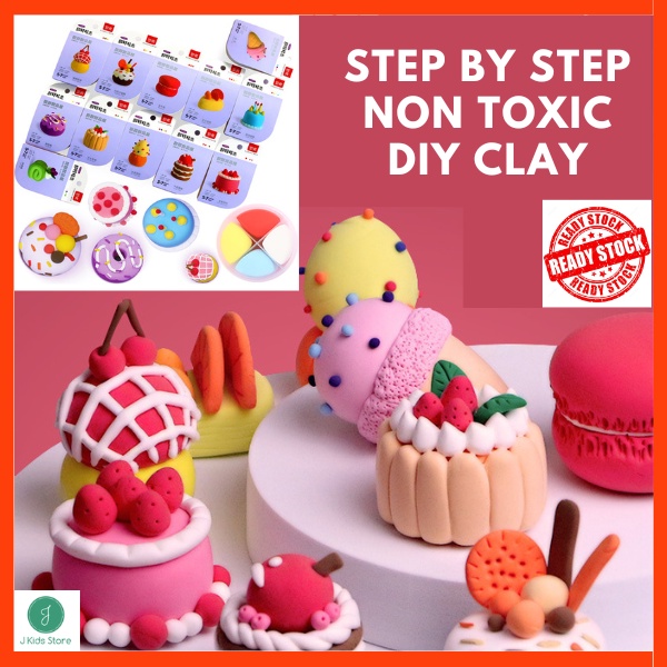 JKIDS[READY STOCK]NonToxic Kids Cute DIY Modelling Clay ART Play Dough ...