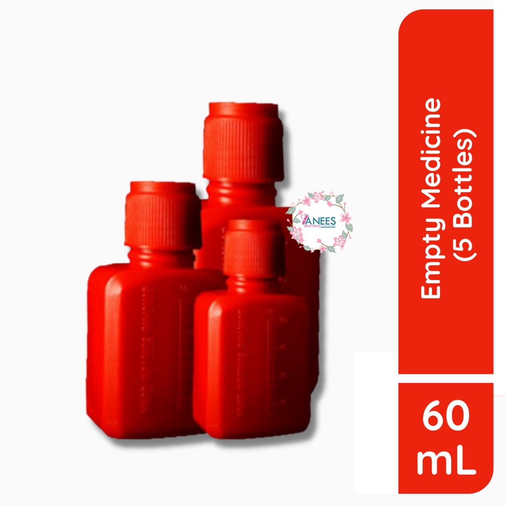 BOTOL UBAT MERAH / POISON BOTTLE 60ML (5PCS) | Shopee Malaysia
