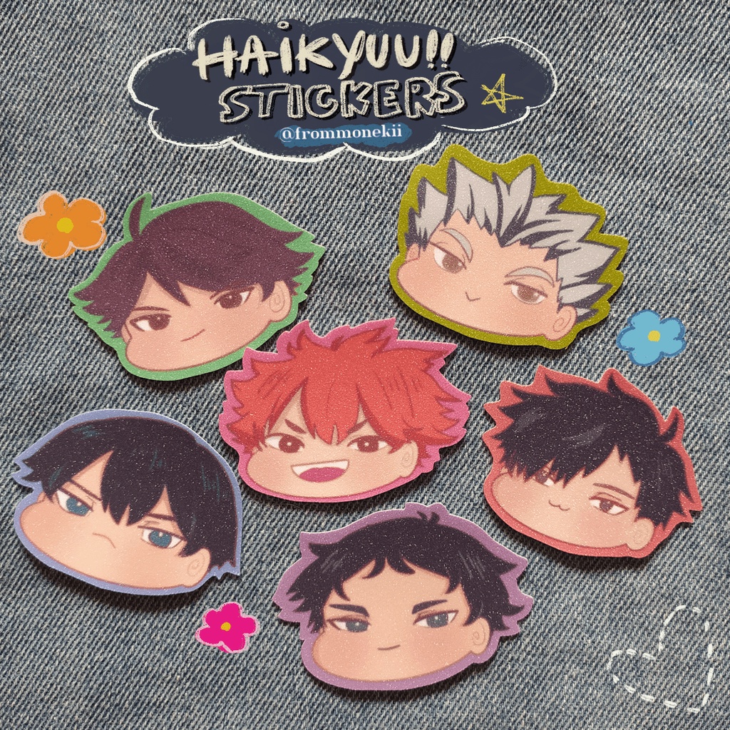 🏐⚡ Haikyuu Chibi Stickers!! ★☆ | Shopee Malaysia