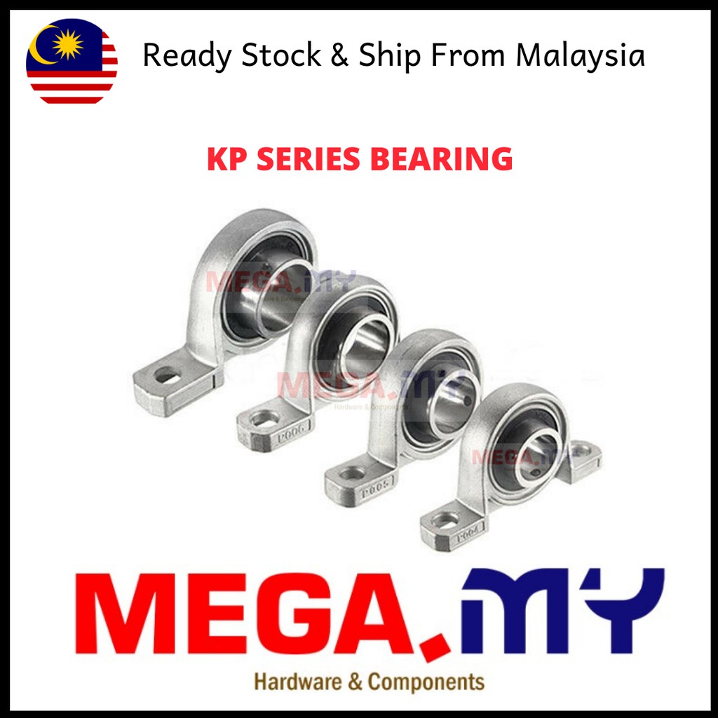 KP 08 000 001 002 004 8/10/12/20/25mm Bore Diameter Mounted Bearings ...