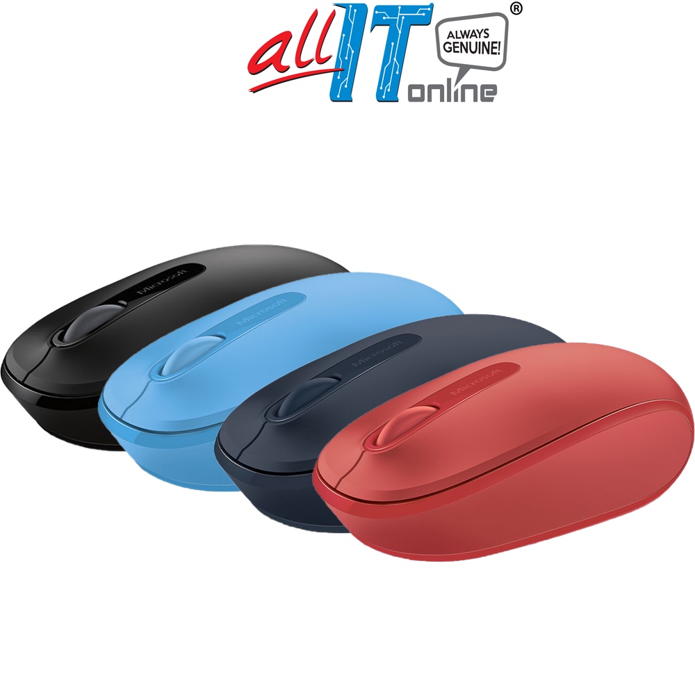Microsoft 1850 Wireless USB Optical Mobile Mouse | Shopee Malaysia