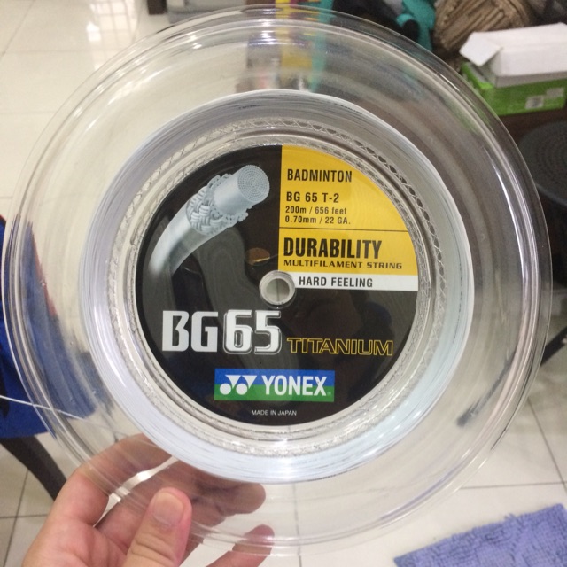 Yonex BG65 Ti Roll String (100% Original) | Shopee Malaysia