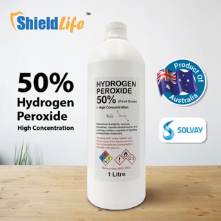 Hydrogen Peroxide (INTEROX) 50% Concentration 1Litre/ 500ml | Food ...