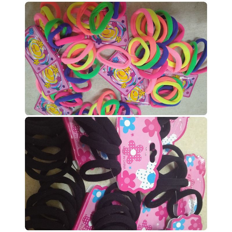 Candy colour rubber band/ getah rambut (6 pcs ) | Shopee Malaysia