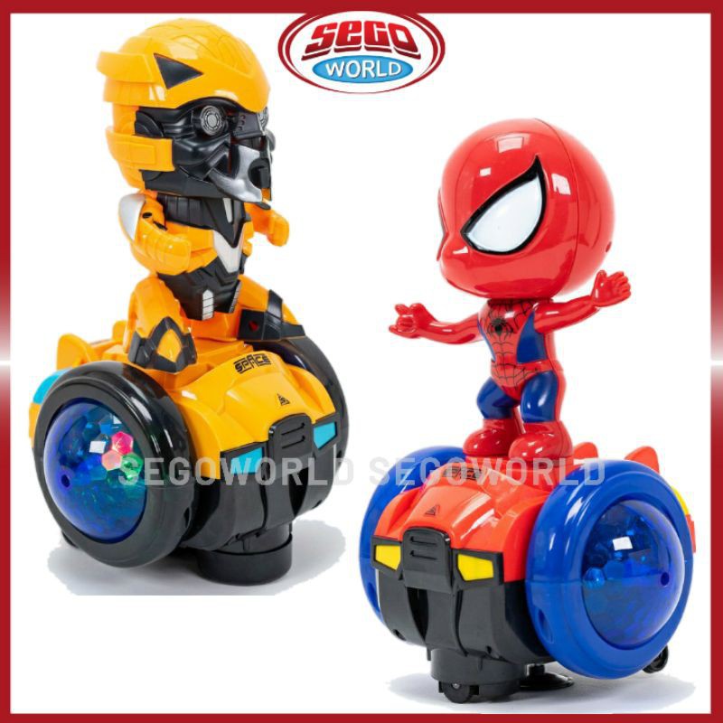 Musical Toys "baby cot" Superhero Space Car Moving Robot & Light and ...