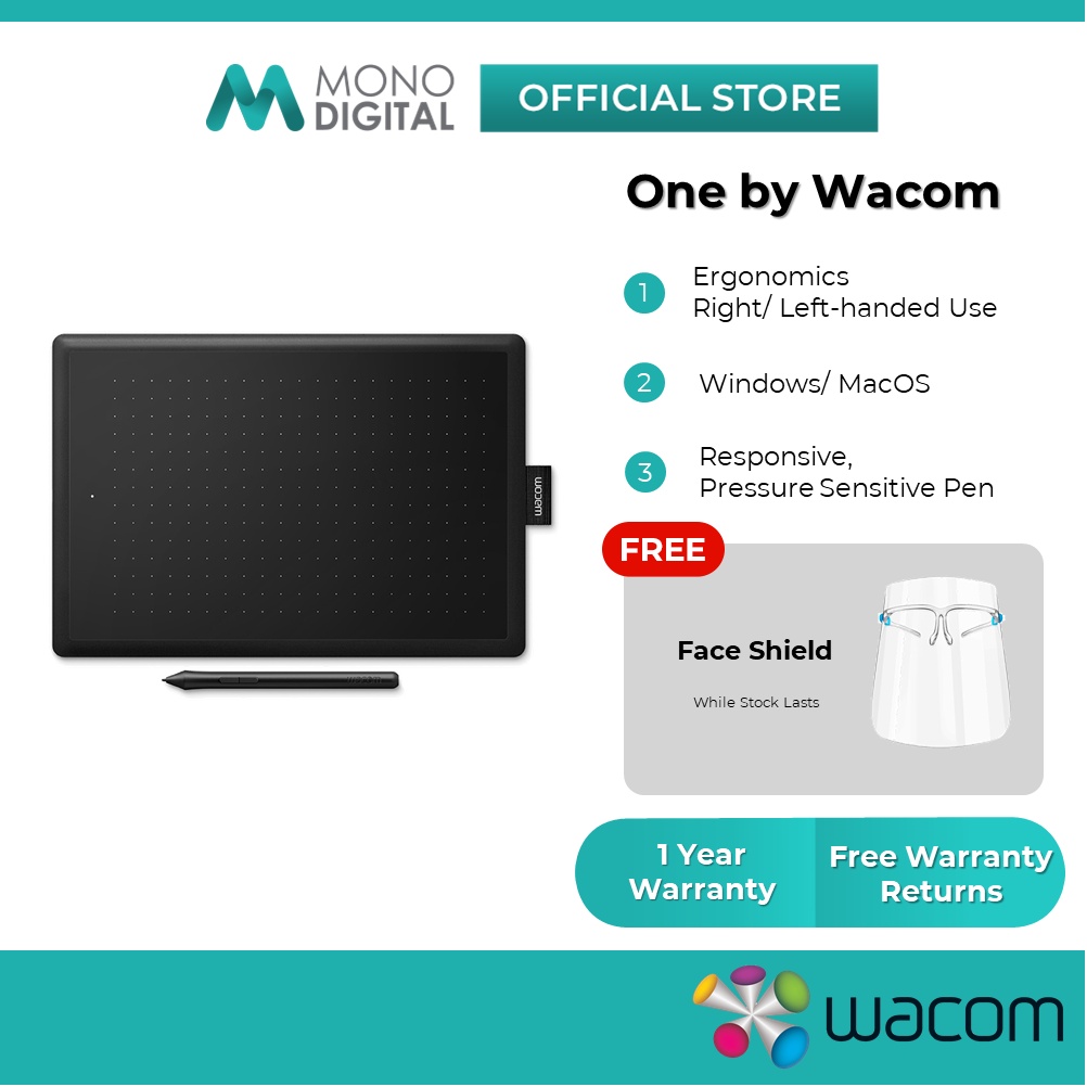 Wacom One by Small (CTL-472)/ Medium (CTL-672) Drawing Tablet / Writing ...