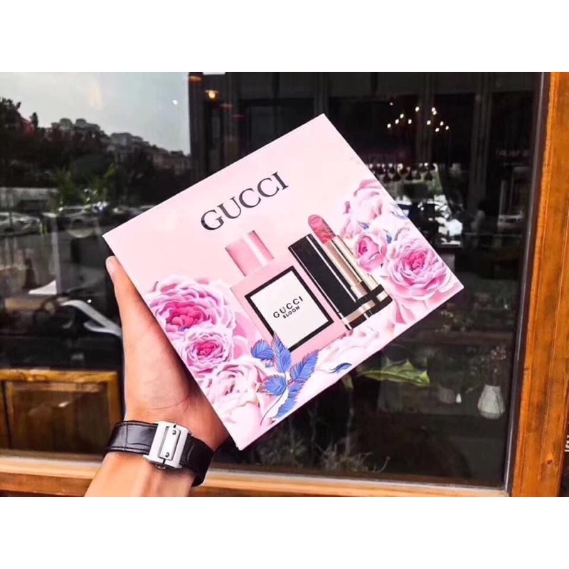 [Ready Stock] GUCCI Cherry Blossom Gift Box | Gucci Perfume Lipstick 3 ...