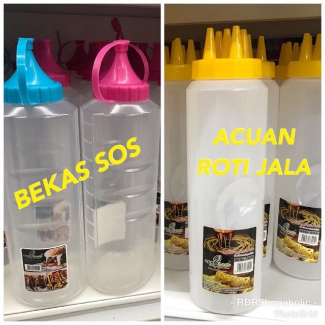 BEKAS SOS / BOTOL ROTI JALA / ACUAN ROTI JALA / MOULD | Shopee Malaysia