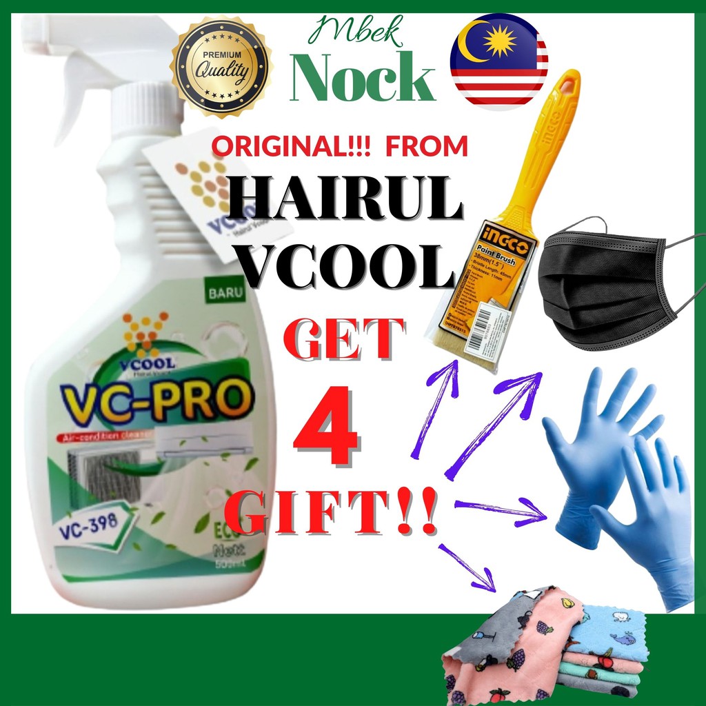 VC-PRO 398 ORIGINAL BY HAIRUL VCOOL PENCUCI AIRCOND DIY MURAH | Shopee ...