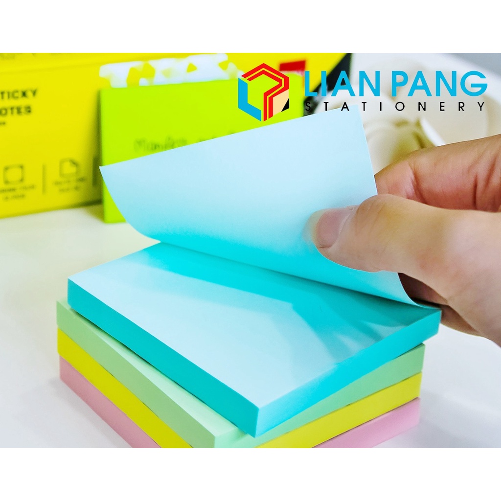 3x3 Sticky Notes 4 All Colours in Set | Shopee Malaysia
