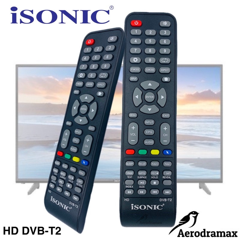 ISONIC LED TV REMOTE CONTROL DVB-T2 (ORIGINAL) | Shopee Malaysia