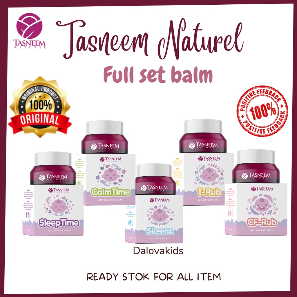 Complete Set Balm Tasneem Naturel. Balm baby Tak Panas Tak Berangin ...