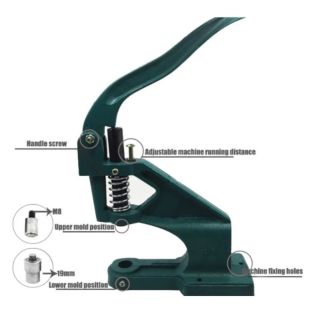 Snap Machine button /mesin Butang/ press machine / eyelet mesin ...