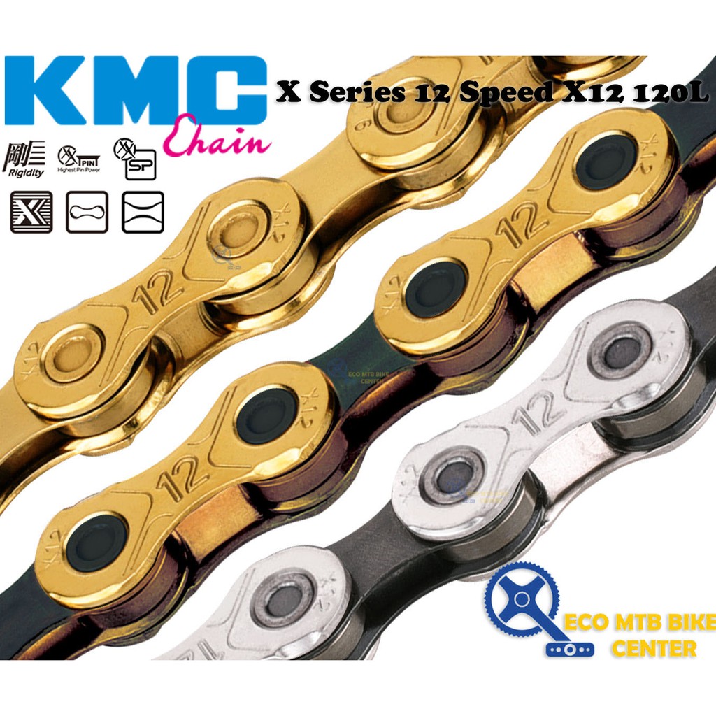 KMC Chain X Series 12 Speed X12 120L (OE Packing) | Shopee Malaysia