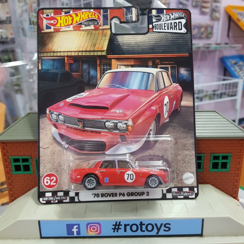 HOT WHEELS PREMIUM 70 ROVER P6 GROUP 2 BOULEVARD | Shopee Malaysia