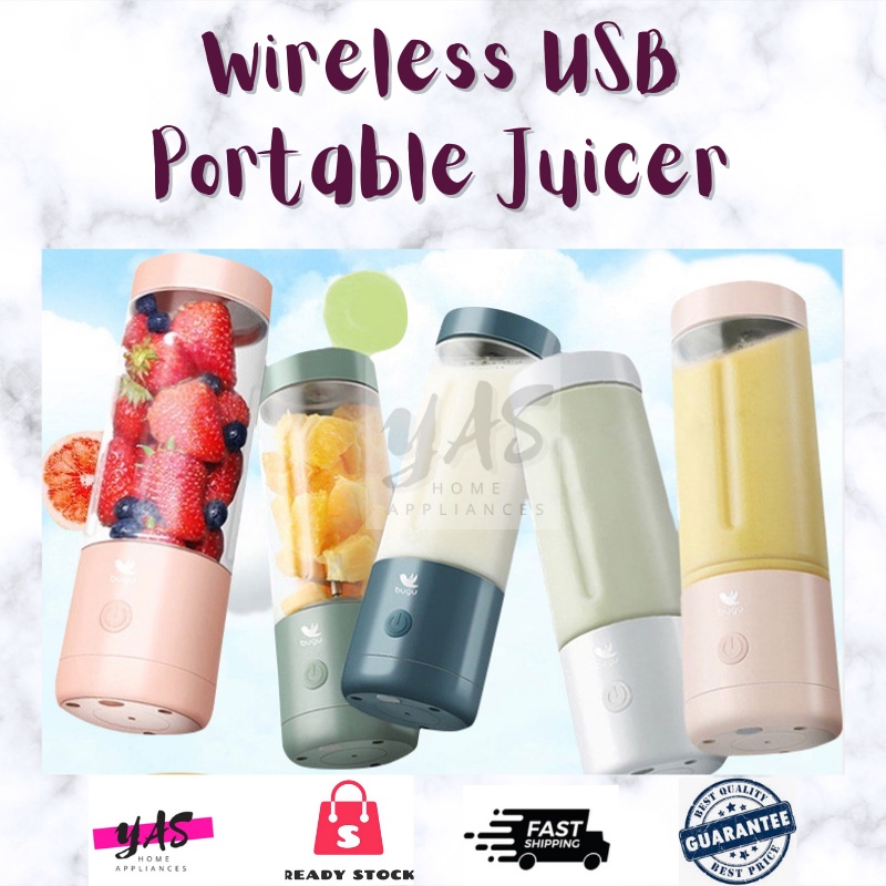 YAS HYUNDAI Rechargeable Portable Mini Fruit Blender Fruit 4 blades ...