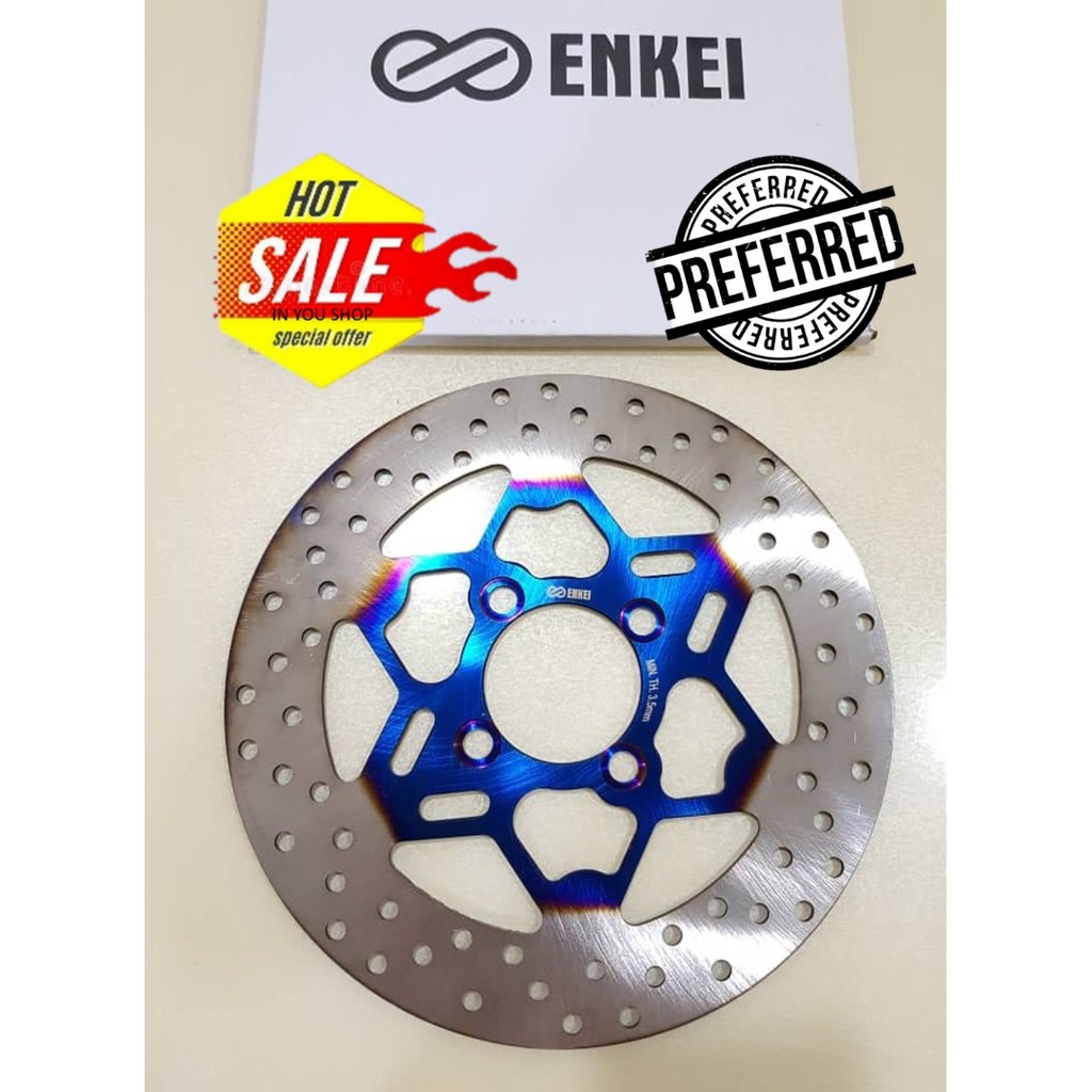 ENKEI Disc Disk Yamaha Y15 V1 V2 Y16 Front Depan PNP for Sport rim Y125Z 4 lubang 245mm DPF002M ...