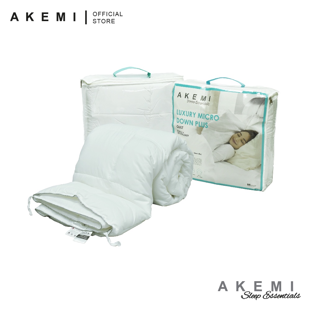 AKEMI Sleep Essentials Luxury Micro Down Plus Quilt - Single/Queen/King ...