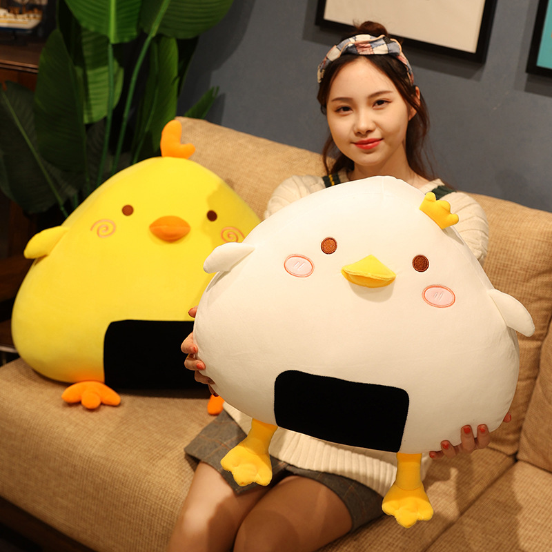Japanese Sushi Rice Ball Chicken Doll Cute Sandwich Toast Plush Toy ...