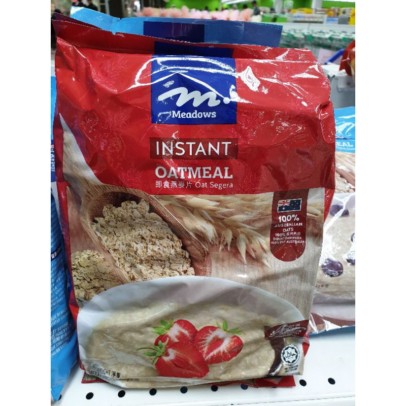 Meadows Instant Oatmeal 1.35 kg per packet. | Shopee Malaysia