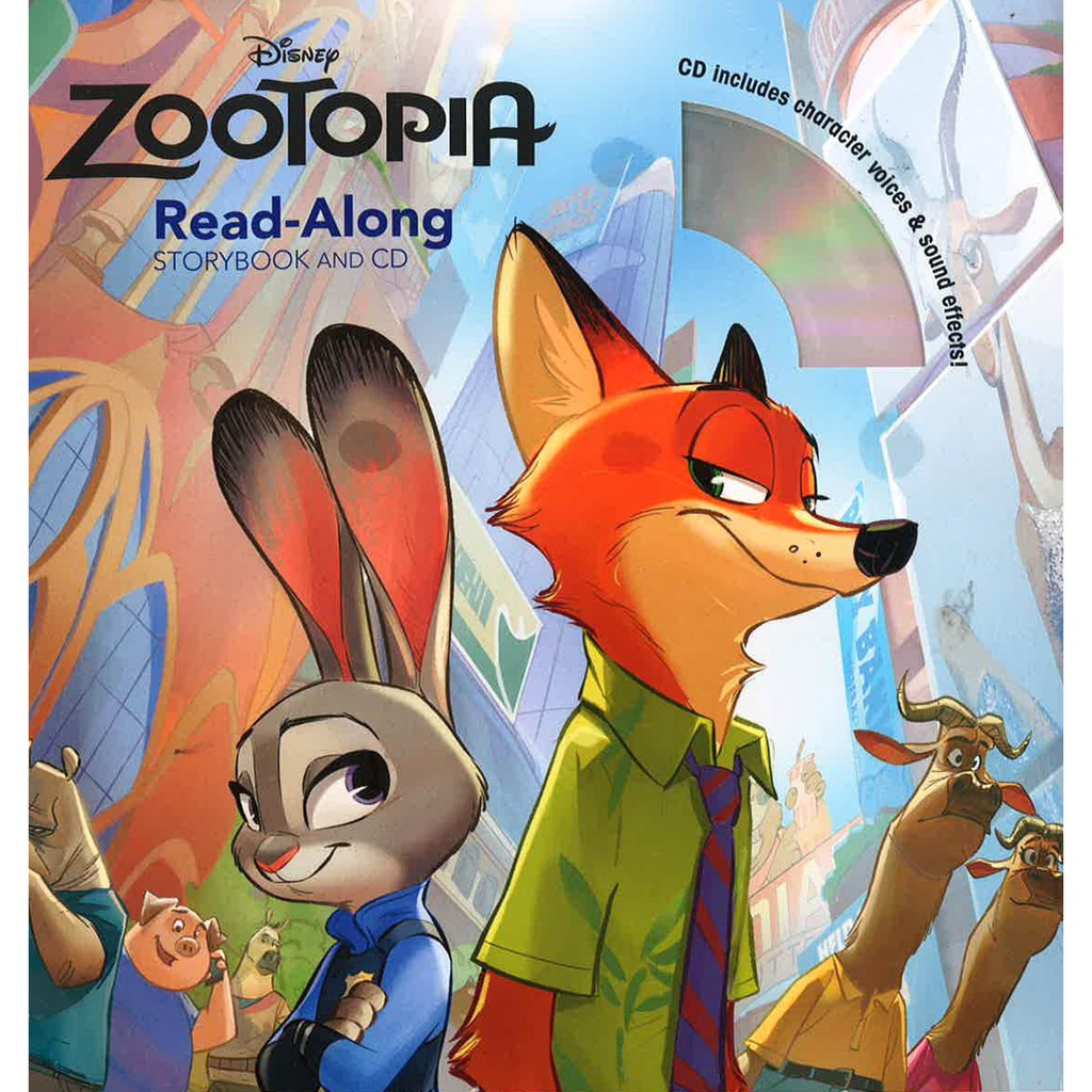 (BBW) Zootopia: Read-Along Storybook And Cd (ISBN: 9781484721049 ...