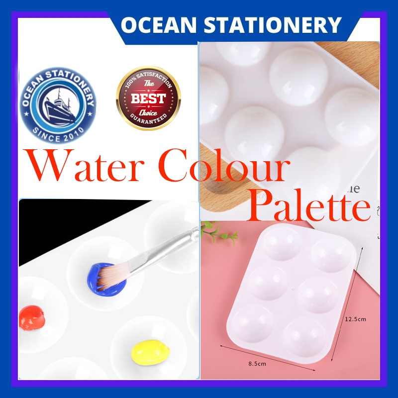 [Ocean Stationery} NISO WATER COLOUR PALETTE /Pallet Solek /水彩调色盘/Bekas ...