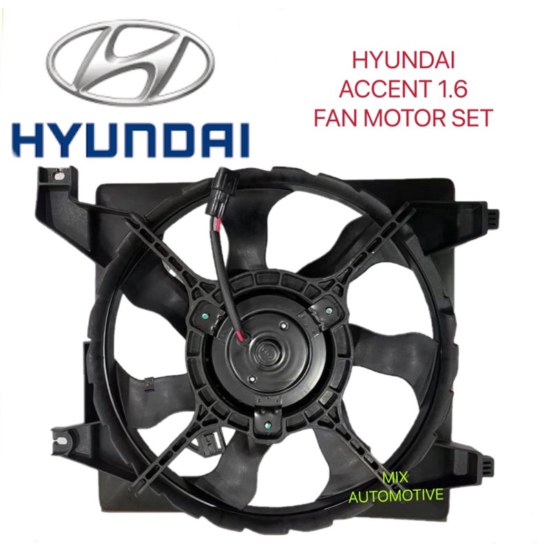 HYUNDAI RADIATOR FAN MOTOR SET ( FAN BLADE / FAN MOTOR / FAN SHROUD ...