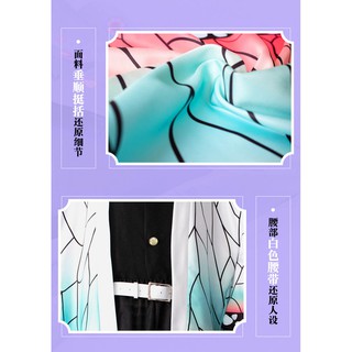 Kimetsu no Yaiba Shinobu Kocho Cosplay Demon Slayer Bug Pillar Cape ...