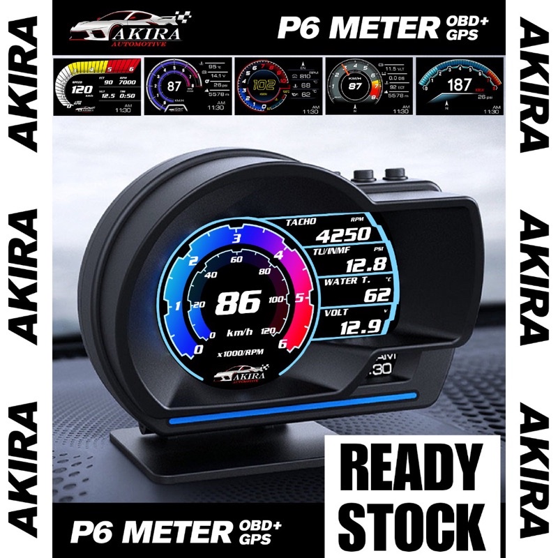‼️ New Version & New Model ‼️ AKIRA OBD Gauge Meter OBD2 Meter + GPS ...