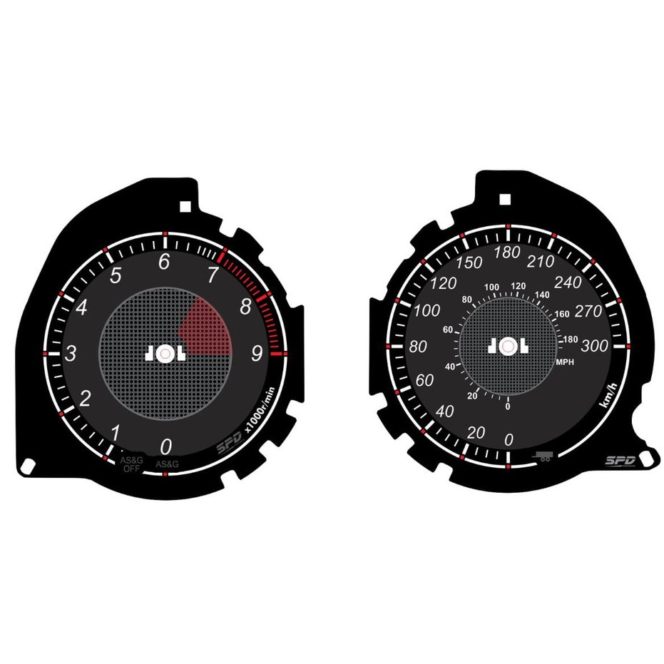 [PRE ORDER] Faceplate Overlay Panel Instrument Cluster Speedometer ...