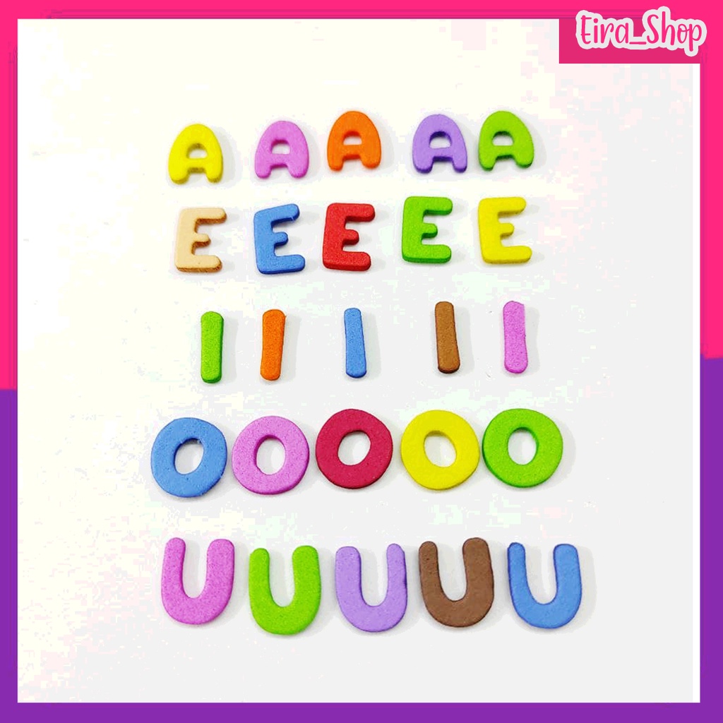 Vocal Alphabet Foam Precut 50pcs | Shopee Malaysia