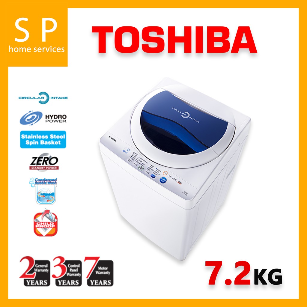 Toshiba 7.2KG Fully Auto Circular Intake Washing Machine AW-F820SM ...