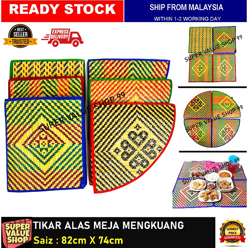 TIKAR ALAS MEJA/TIKAR MAKAN/ TIKAR SEGIEMPAT/TIKAR MENGKUANG/SAPROH ...