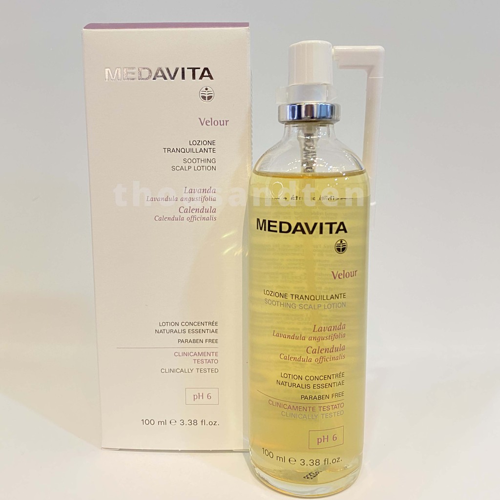 MEDAVITA VELOUR CALMING - SOOTHING scalp lotion pH 6 100 mL | Shopee ...