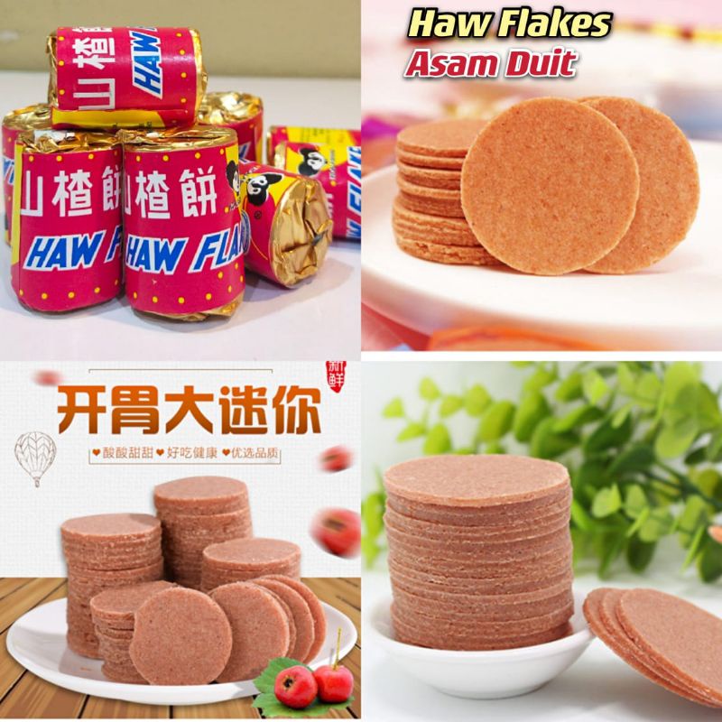 Traditional Haw Flakes/Asam Duit/山楂餅/山楂片/Halal (3pcs/6pcs/12pcs ...