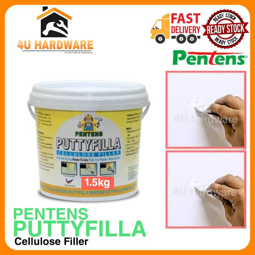 Pentens Putty Filla / Cellulose Filler / Wall Filler / Filler Dinding ...