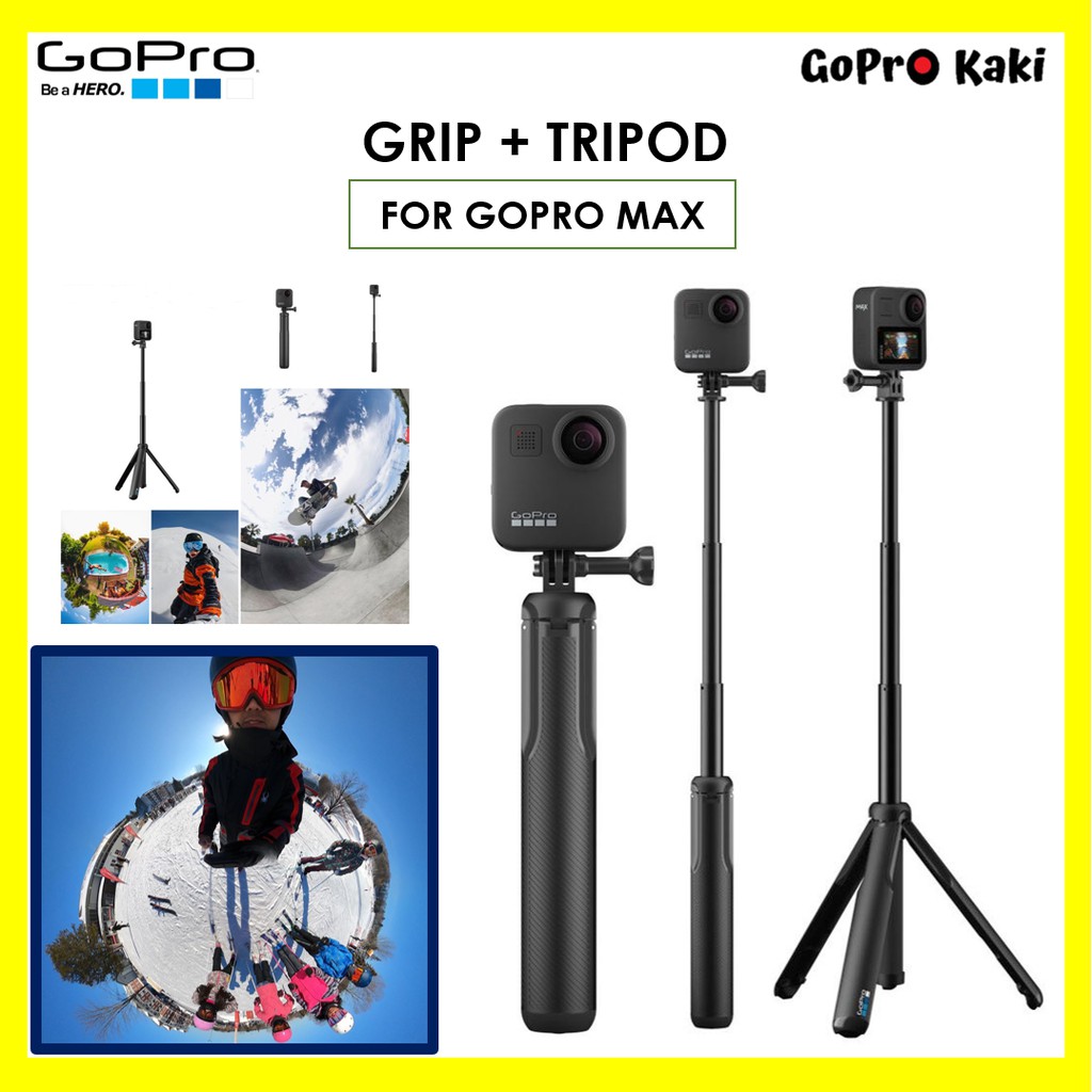 GoPro Max Grip + Tripod ( GoPro Malaysia Warranty ) | Shopee Malaysia