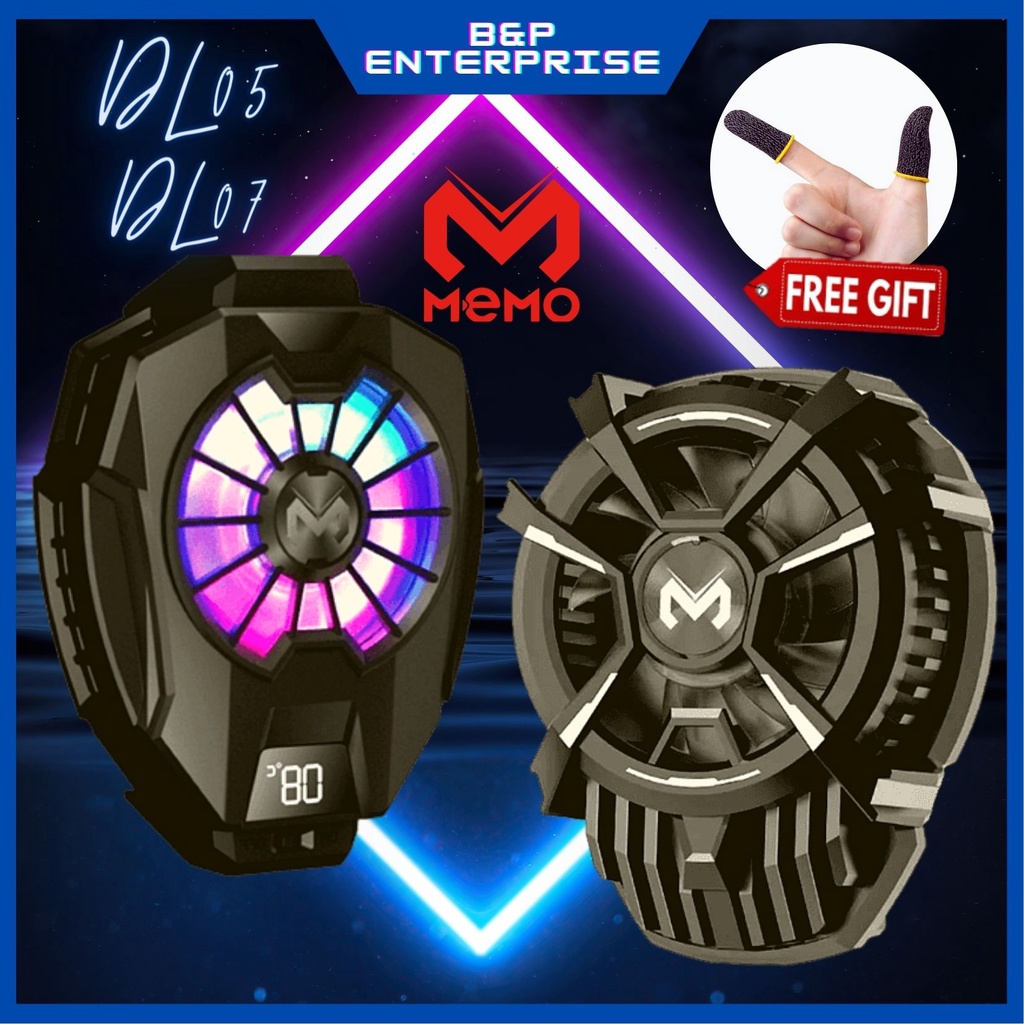 MEMO DL05 Phone Cooler Mobile Cooling Fan Fun Cooler with Radiator ...